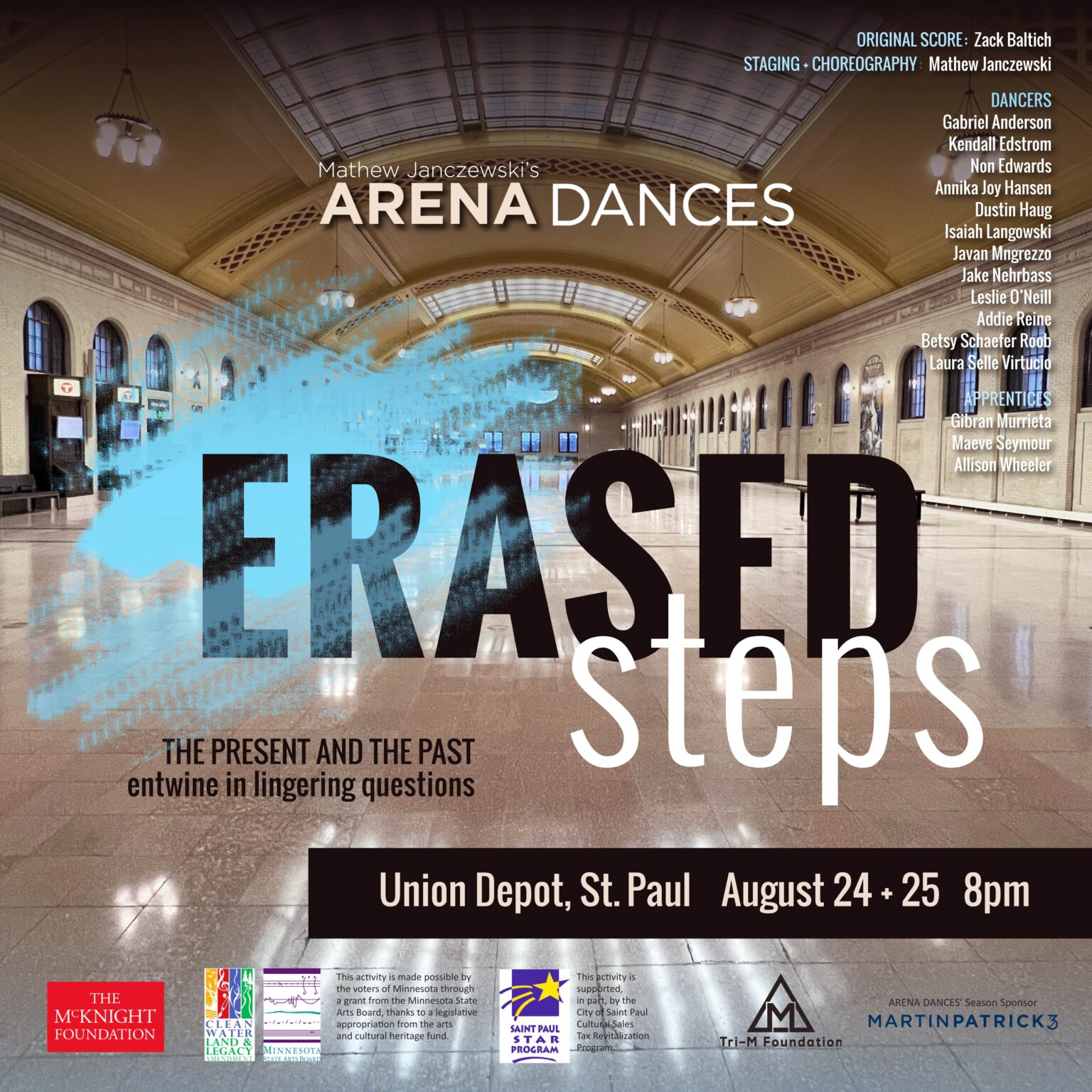 ARENA DANCES Presents Erased Steps : DanceMN