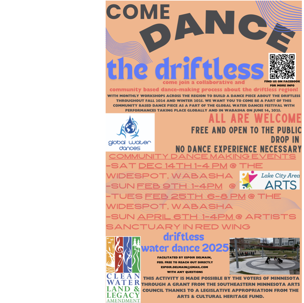 Driftless Water Dance Workshop in Wabasha : DanceMN