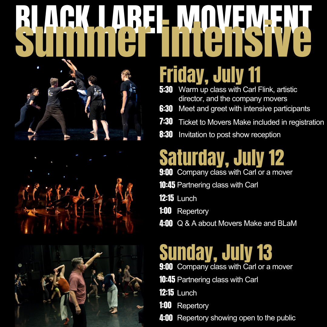 Black Label Movement Summer Intensive : DanceMN