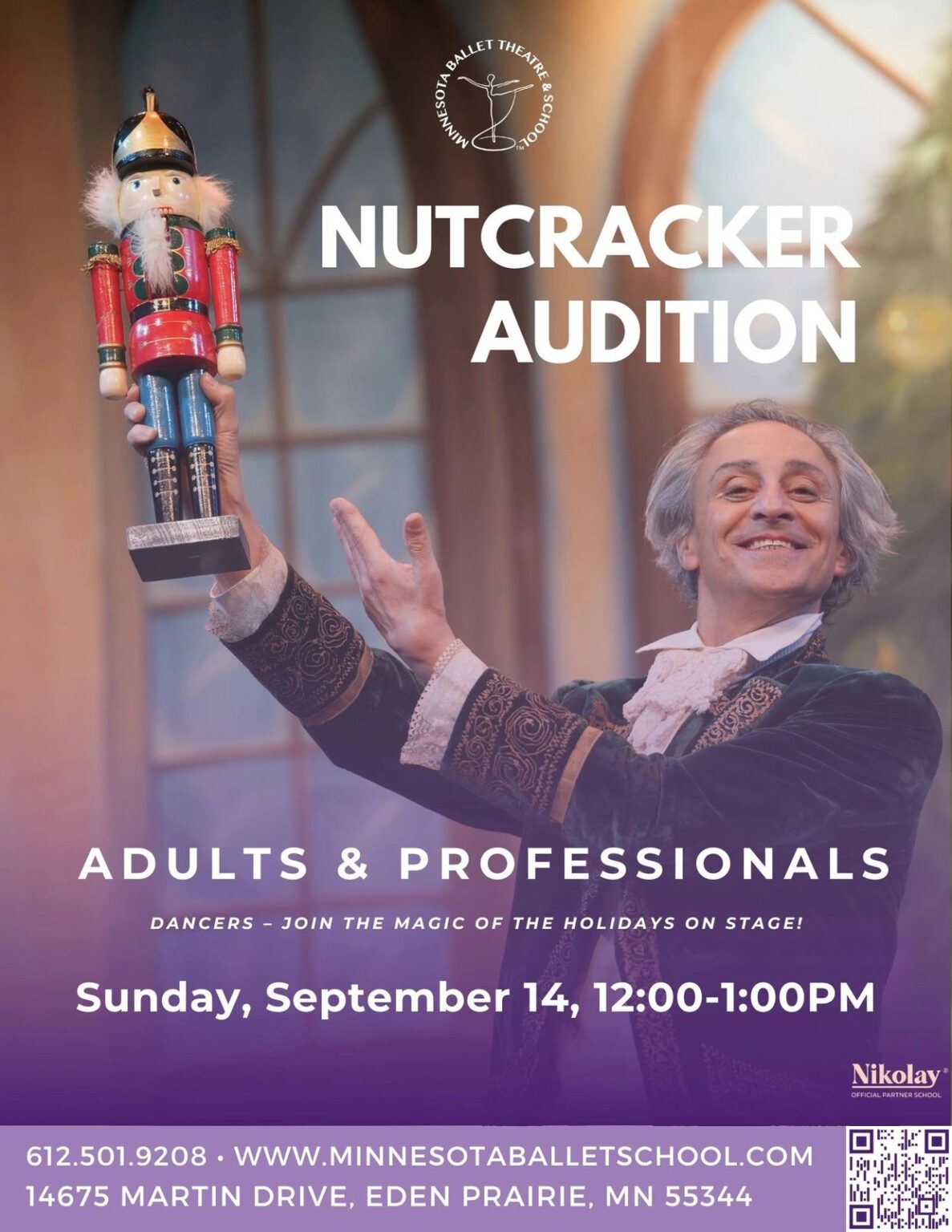 Nutcracker Auditions: Professional and Adult Dancers : DanceMN