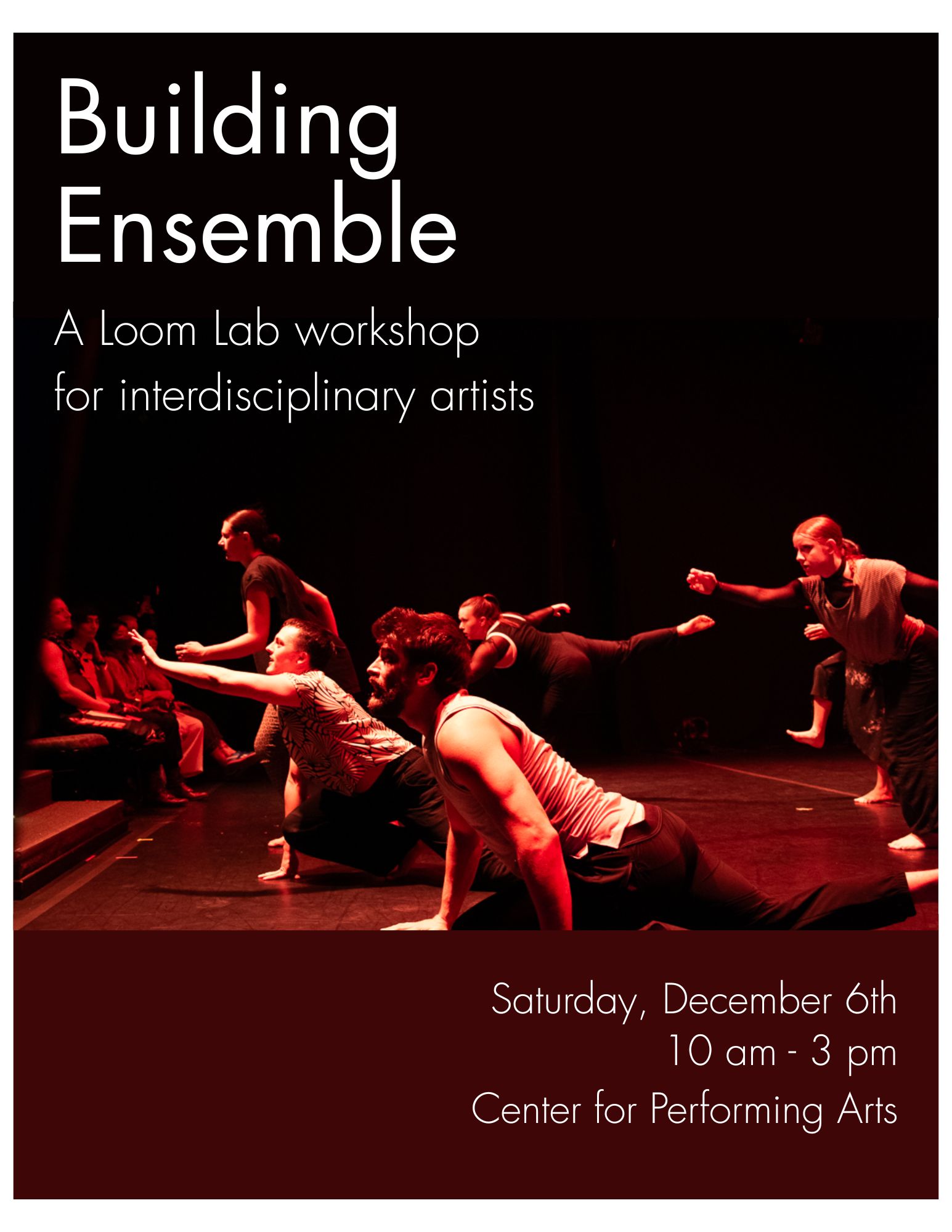 Building Ensemble: A Loom Lab Workshop for Interdisciplinary Artists ...